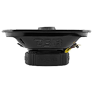 DS18 PRO-ZT69 6x9-Inch 2 Way Pro Audio Midrange Speakers with Built-in Bullet Tweeter 4-Ohms 550W Max 275W RMS Water Resistant - Red Metal Mesh Grill Included (1speaker)