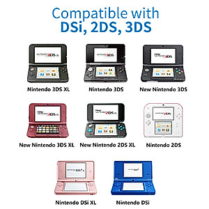Funturbo 3DS Charger, 2DS DSi Charger & Earbuds Kit AC Power Adapter Charging Cable for Nintendo 3DS/3DS XL/2DS/2DS XL/DSi/DSi XL
