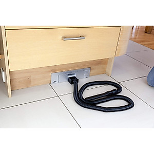 Sweepovac-9800260 Sweepovac Built in Kitchen Vacuum Plus Hose and 2 attachments for Below Cabinets and Toe Kick Spaces,Silver