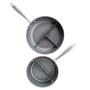 Nordic Ware Divided Saute & Skillet Set - Gray