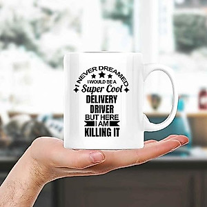 Courage Gift For Delivery Drivers To Persevere During Tough Times 11oz 15oz White Coffee Mug