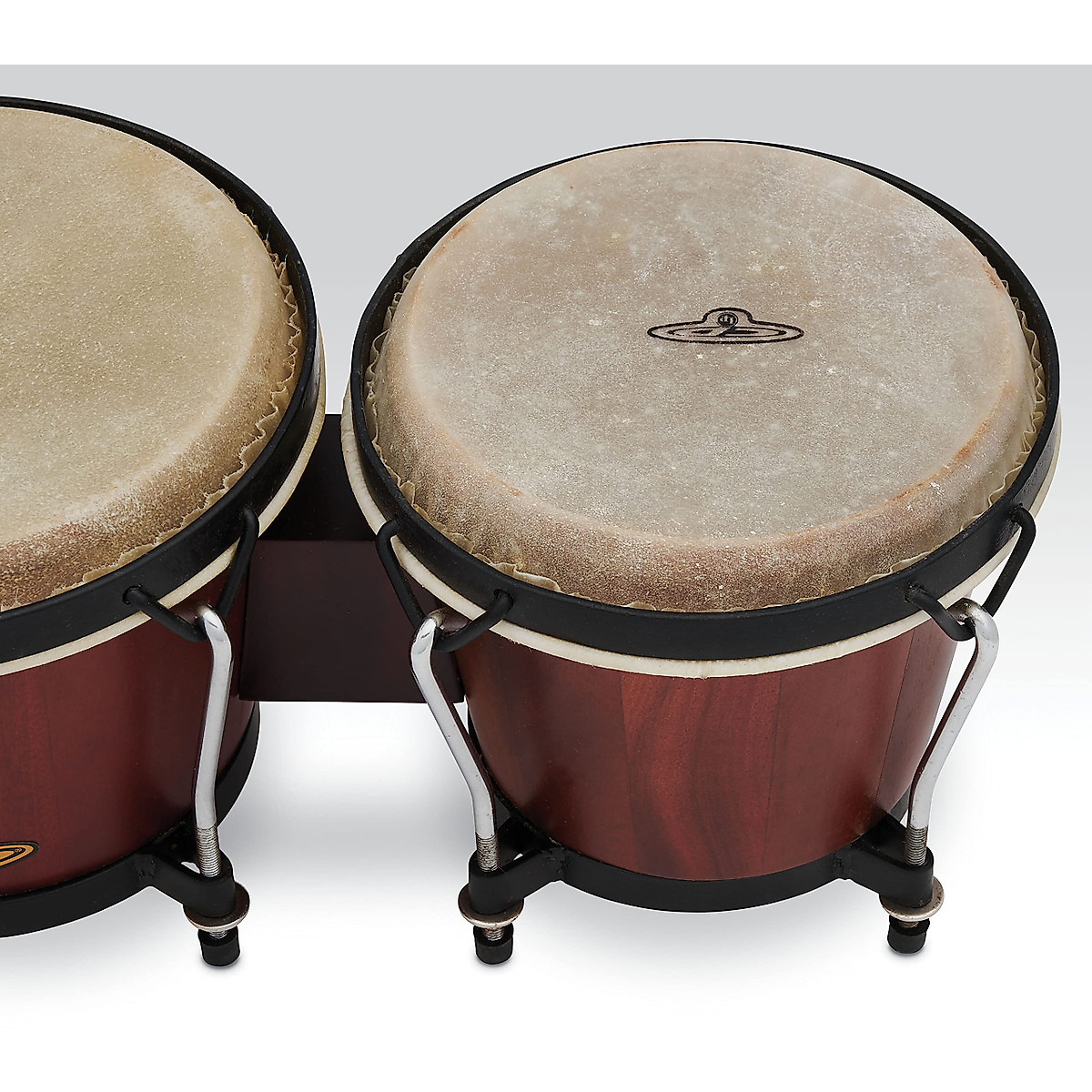Latin Percussion Cosmic Percussion 6 7-inch Traditional Set-Dark Wood Bongos (CP221-DW)