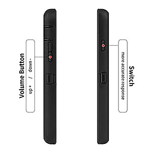 CAFEWICH iPhone 6/6S Case Heavy Duty Shockproof High Impact Tough Rugged Hybrid Rubber Triple Defender Protective Anti-Shock Silicone Mobile Phone Cover for iPhone 6/6S 4.7"(Black)