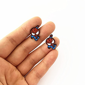 TV Movies Metal Superhero Stud earrings Gifts for woman