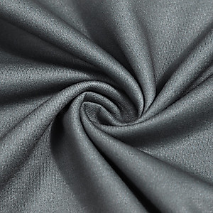 MOUSYA Women Dress Shirt Christmas Long Sleeve Tops Santa Printed Pullover Loose Plus Size T-Shirt Blouse with Pockets (gray white, X-Large)