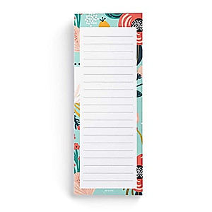 Jot & Mark Shopping List Pads Floral Print | Elegant Notepads for Groceries and To-Do Lists (Set of 3)