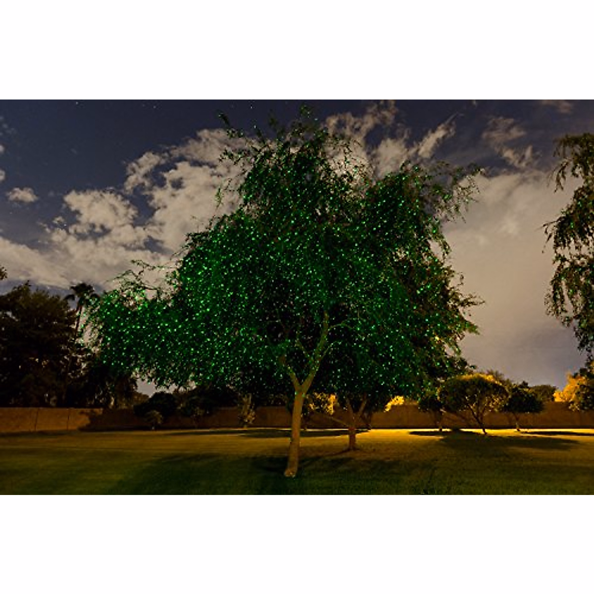 Sparkle Magic Green Commercial Grade Laser Light, Landscape Laser Lights, Christmas Laser Lights