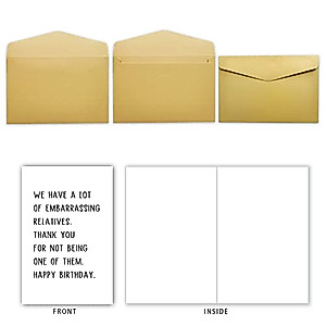 Hilarious Happy Birthday Gifts for Cousin,Joke Bday Card for Sister,Relatives Bday Card,Cute Birthday Card for Brother,Birthday Merchandise Aunty Uncle…