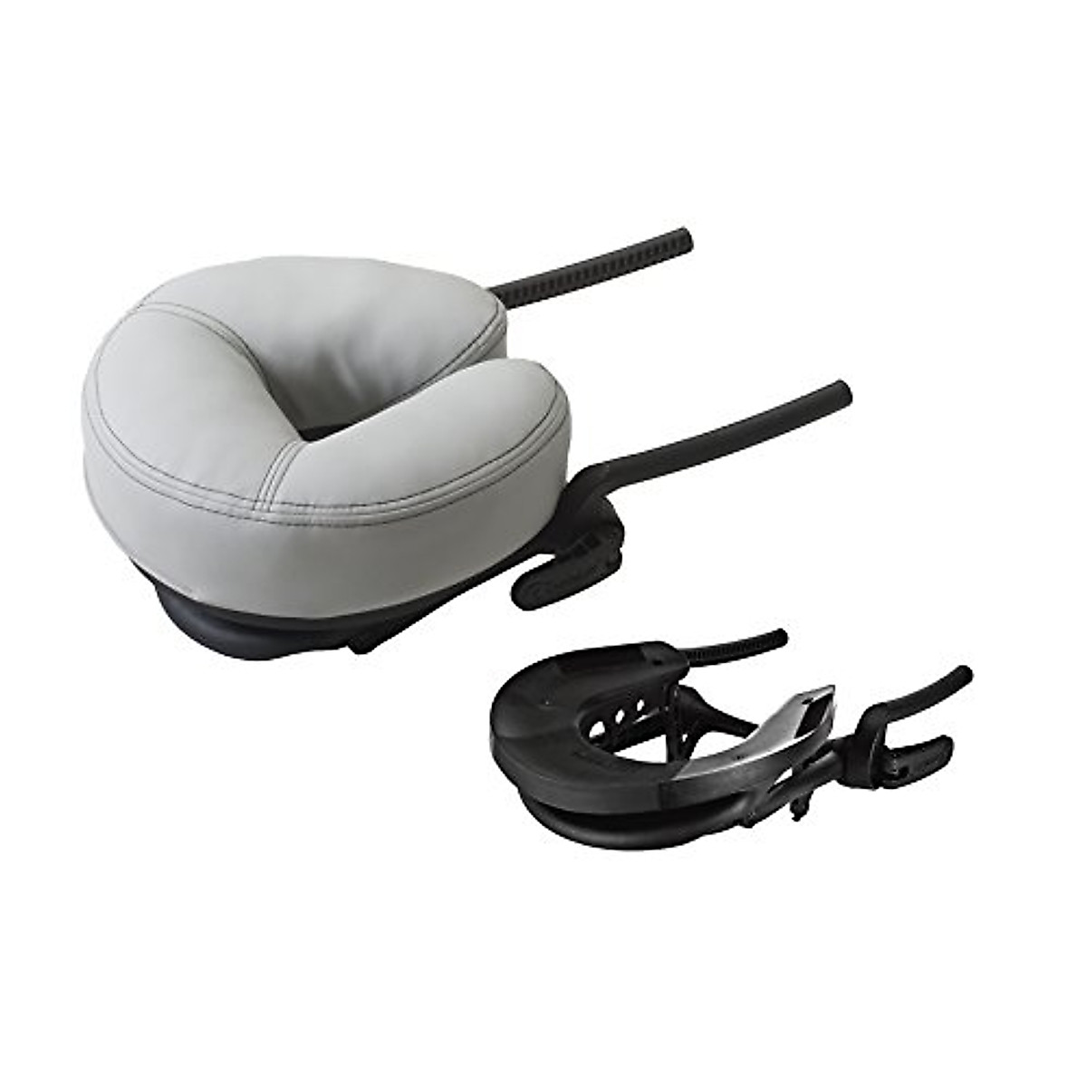 EARTHLITE Massage Table Face Cradle FLEX-REST - Self-Adjusting, Flexible Platform with Strata Memory Foam Face Pillow, Vanilla Crème