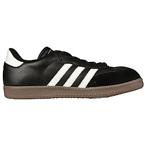 adidas Boy's Samba Classic Soccer Shoe, Black/White/Black, 1.5 Little Kid