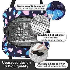 XQXA Lunch Bag Reusable Insulated Cooler Water Resistant Lunch Box Adult Tote Lunch Bag for Women/Men Work Picnic Beach or Travel