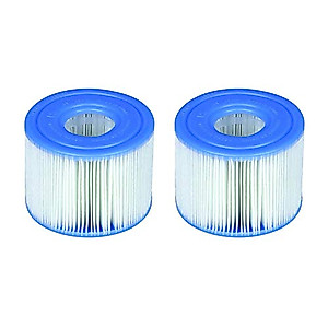 Intex B01HMXBDGM PureSpa Type S1 Easy Set Pool Cartridges (4 Filters) | 29001E, 4 Count (Pack of 1), Blue