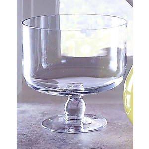 Artland A Pearl Ridge Trifle Bowl, 88 oz, Glass