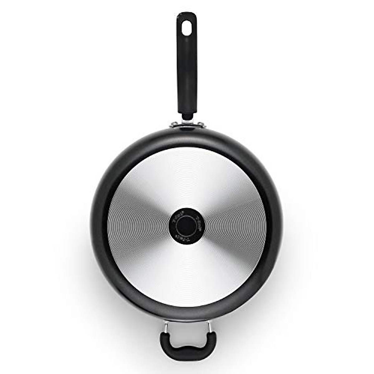 T-fal G9019064 Specialty Ceramic Dishwasher Oven Safe Jumbo Cooker, 5 quart, Black