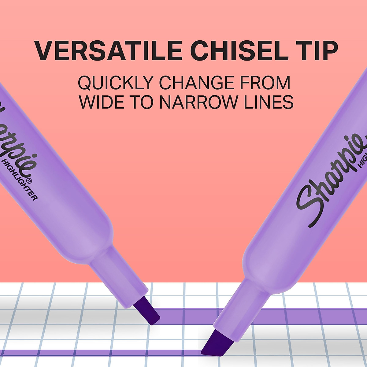 SHARPIE Tank Highlighters, Chisel Tip, Assorted Color Highlighters, Value Pack, 36 Count