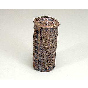 Pentacle Clay Pottery Ritual Rattle, Handmade Altar Shaker