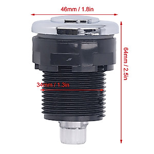 AYNEFY Air Switch Bath Disposer Kit Massage Valve Sp Button Massaging 125 250V Garbage Disposer Bathing Shower for Replacement Parts