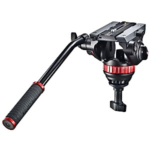 Manfrotto MVH502A,546GB-1 Professional Fluid Video System with Aluminum Tripod and Ground Spreader (Black)