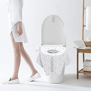 Toilet Seat Covers Disposable -24 Pack XL-Potty Training Toilet,Individually Wrapped Waterproof Potty Shields and Road Public Toilet,Non Slip Toddler Potty Training Seat Covers for Kids