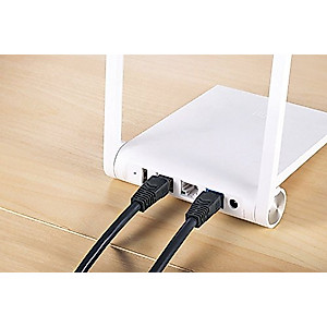 DbillionDa Outdoor Ethernet 10ft Cat6 Cable, Shielded Grounded UV Resistant Waterproof Buried-able Network Cord