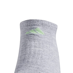 adidas Women's Cushioned No Show Socks (3-Pair), Cool Light Heather Assorted, Medium, (Shoe Size 5-10)