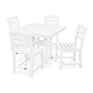 POLYWOOD® La Casa Café Dining Set, White