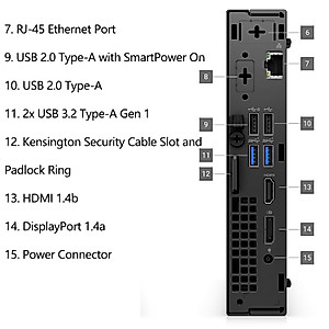 Dell Wyse D57GX 3030 Mini Desktop, 4 GB RAM, 16 GB Flash, Intel HD Graphics, Black