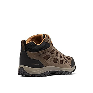 Columbia Men's Redmond III Mid Waterproof Hiking Shoe, Cordovan/Elk, 10.5