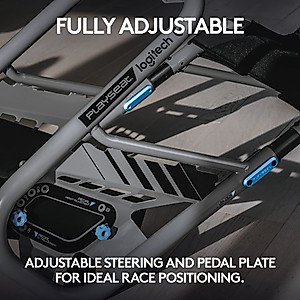 Playseat Trophy - Logitech G Edition Sim Racing Cockpit | Fully Adjustable | Supports all Direct Drive Steering Wheels | Lightweight & Robust | Absolute Comfort ActiFit