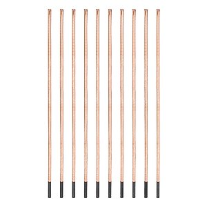 HARFINGTON 10pcs Copper Coated Gouging Carbon 4x355mm Carbon Gouging Rods Electrodes for Cutting and Gouging Metals