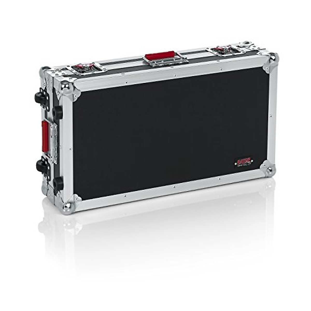 Gator Cases G-TOUR Series Gutiar Pedal board with ATA Road Case, Wheels and Pull Handle; Large: 24" x 11" (G-TOUR PEDALBOARD-LGW) , Black