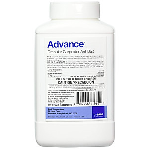 BASF Advance Carpenter Ant Bait (8oz, White) and Bayer Max Force Fleet Ant Gel (Light Yellow)