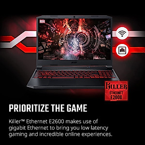 Acer Nitro 5 Premium Gaming Laptop, 15.6 inch FHD 144Hz IPS Display, Nvidia GeForce RTX 3050 Ti 4GB GDDR6, 11th Intel 8-Core i7-11800H(Beat Ryzen 7 5800H), Windows 11 Home(32GB|1024GB SSD)