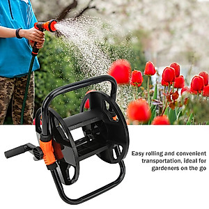 Garden Hose Holder Freestanding, Hose Reel Water Pipe Storage Rack ABS Single Arm Tool for Garden Car Washing Watering
