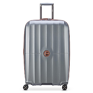 DELSEY PARIS St. Tropez Hardside Expandable Luggage with Spinner Wheels, Graphite, Checked-Large 28 Inch