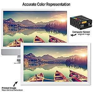 Cartlee Compatible Ink Cartridges Replacement for HP 712 712XL Ink Cartridges for HP for DesignJet T210 T230 T250 T630 T650 Studio Plotter Printers (1 Black, 1 Cyan, 1 Magenta, 1 Yellow)