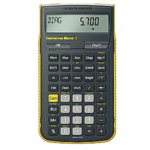 Calculated Industries 4050 Construction Master 5 Construction Calculator
