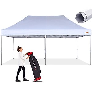 ABCCANOPY Commercial Pop Up Canopy Tent 10x20 Premium-Series, White