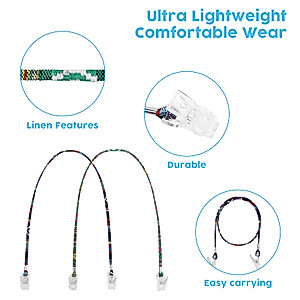 Eunoir 2 Pieces Folk Style Napkin Clip, Adult Dining Bib and Napkin Clip, Dental Bib Clip, Elder Dining Bib Clip