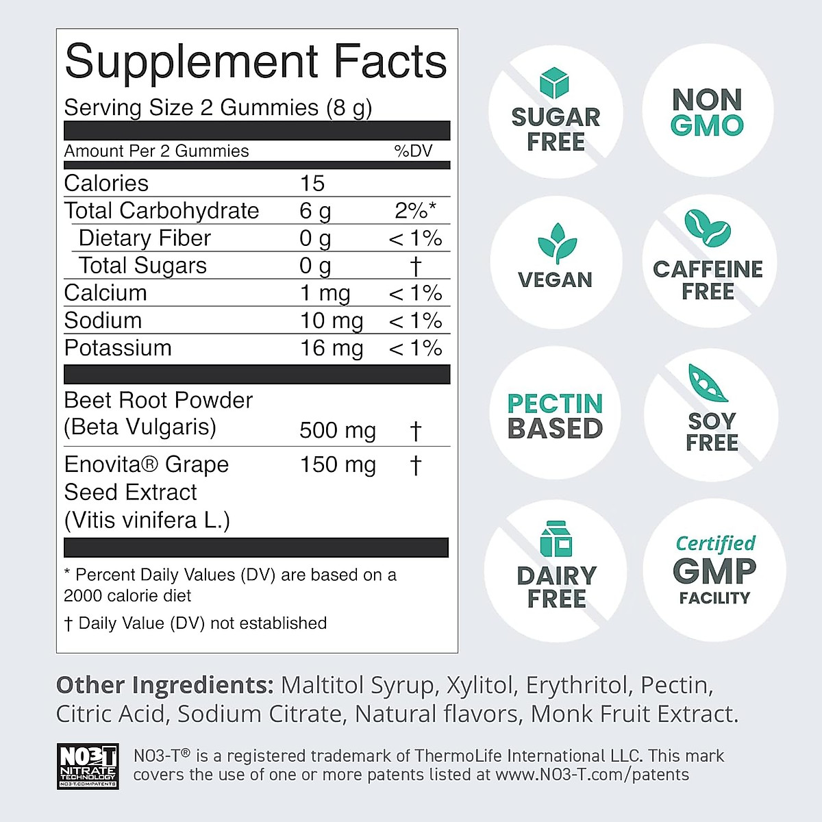 humanN SuperBeets Heart Gummies - Beet Gummy with Energy Support, Grape Seed Extract & Beetroot Powder, Sugar Free - Pomegranate Berry Flavor, 60 Count