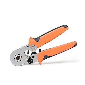 iCrimp Wire Ferrule Crimping Tool, Hexagonal Crimp Profile, Self-adjusting Wire End-sleeves Crimper for AWG23-10 Insulated Terminal & Non-insulated Ferrule