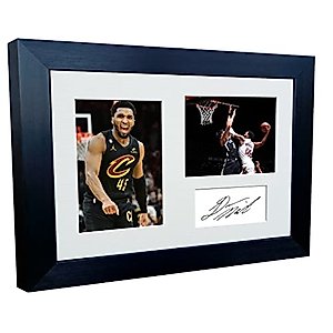 Kitbags & Lockers 12x8 A4 Donovan Mitchell Cavaliers Autographed Signed Photo Photograph Picture Frame Basketball Poster Gift Triple