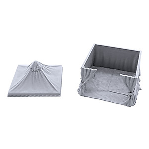 EnderToys Traveler's Camp II by Printable Scenery, 3D Printed Tabletop RPG Scenery and Wargame Terrain 28mm Miniatures