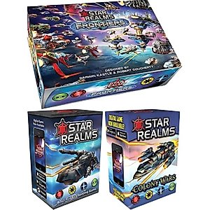 Wise Wizard Games Star Realms Boxed Sets Bundle: Core Game, Colony Wars and Frontiers (3 Items)