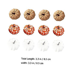 IMIKEYA 60 Pcs Thanksgiving Pumpkin Foam Pumpkins Fall Decorations Halloween Pumpkins Simulated Pumpkin Decor Scene Layout Pumpkin Decor Artificial Pumpkin Ornament Statue Rope
