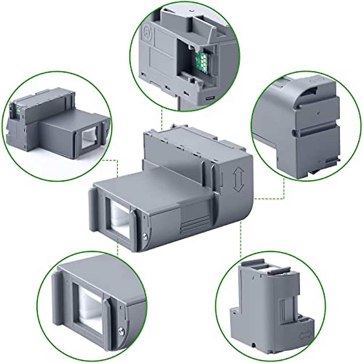 XCinkjet T04D1 T04D100 Ink Maintenance Box Remanufactured for ET-4760 ET-3760 XP-5100 ET-5180 WF-2860 ET-3830 ST-4000 ET-M3170 ET-M1170 ET-M2170 ET-3750 ET-5150 ET-5170 ET-3710 Printer
