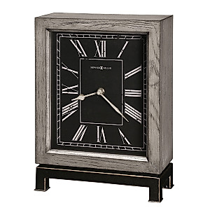 Howard Miller Merrick Mantel Clock 635-189 – Warm Gray with Quartz Movement