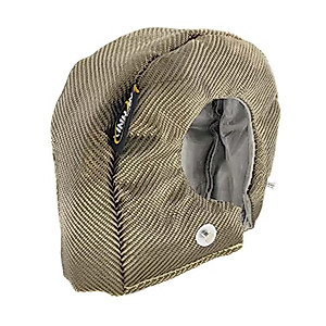 T4 Turbocharger heat shield cover Titanium Fiber Turbo Blanket Inner high silica cloth and stainless steel knitted wire mesh inner liner