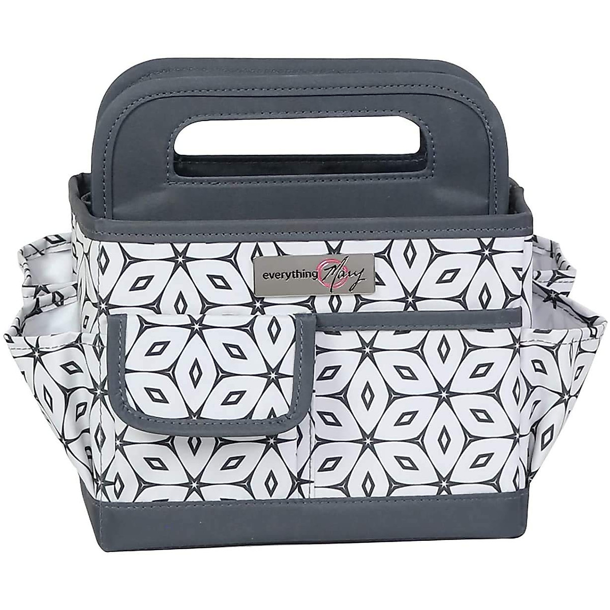Everything Mary Craft Caddy, Geometric - Art Storage for Supplies & Crafts - Supply Organizers Tote for School Classroom, Office, and Home - Organization For Makeup & Nurses