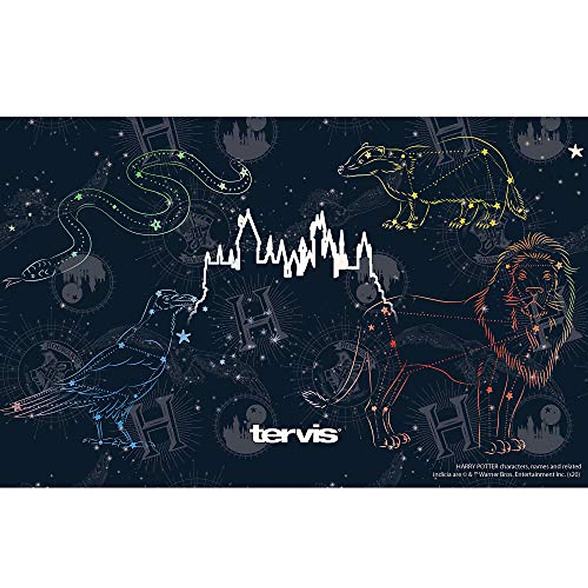 Tervis Harry Potter - Marauder's Constellation Triple Walled Insulated Tumbler Cup Keeps Drinks Cold & Hot, 20oz, Stainless Steel